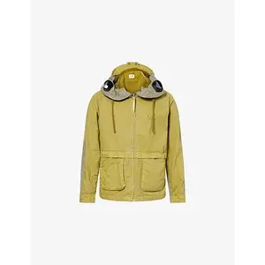 C.P. COMPANY Explorer Hooded Cotton-blend Jacket - Antique Moss