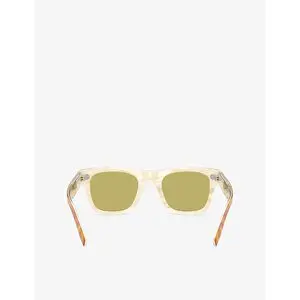 Brunello Cucinelli Acetate Pillow-frame Sunglasses - Brown