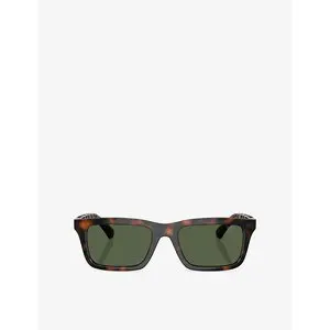Burberry Rectangle-frame Tortoiseshell Sunglasses - Brown