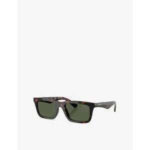 Burberry Rectangle-frame Tortoiseshell Sunglasses - Brown