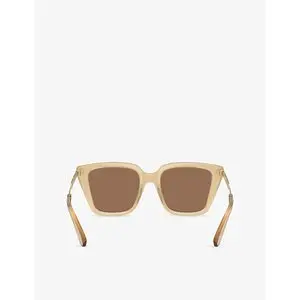 Burberry Square-frame Acetate Sunglasses - Yellow