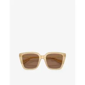 Burberry Square-frame Acetate Sunglasses - Yellow