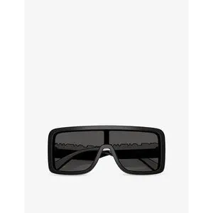 Dolce & Gabbana Rectangle-frame Acetate Sunglasses - Black