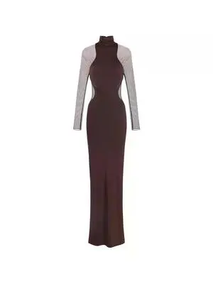 Elisabetta Franchi High Neck Evening Dresses