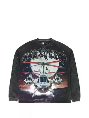 GODSPEED Long-sleeve Graphic Sweatshirt - Grey