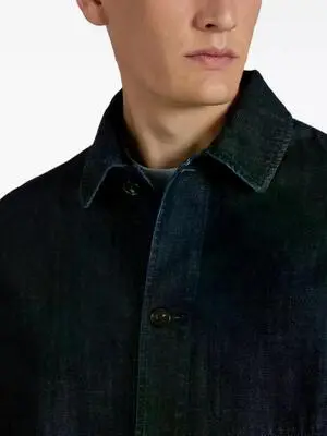 Incotex Patch-pocket Cotton Jacket - Blue