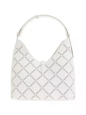 Furla Goccia Perforated Lock Tote - White