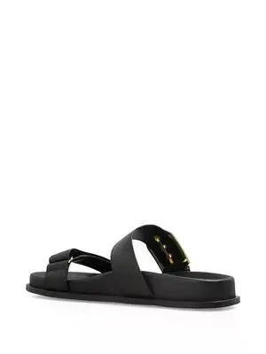 Furla Buckle Strap Sandals - Black