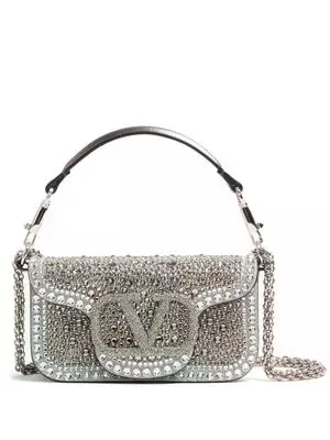Valentino Garavani Silver Tone Bags For Women