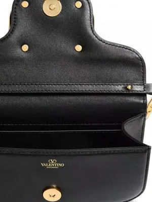 Valentino Garavani Locò Small Shoulder Bag In Calfskin - Black