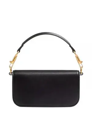 Valentino Garavani Locò Small Shoulder Bag In Calfskin - Black