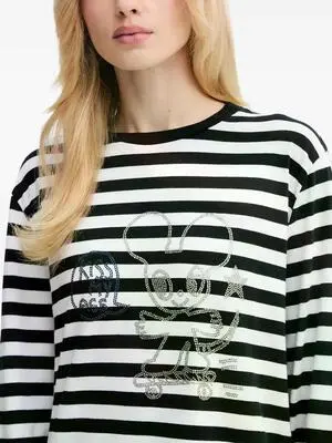 Zadig&Voltaire Striped Embellished Top