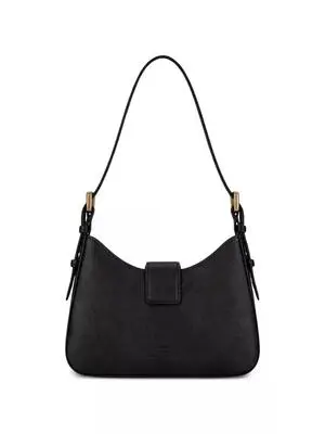 Elisabetta Franchi Small Shoulder Bag With Charm - Black