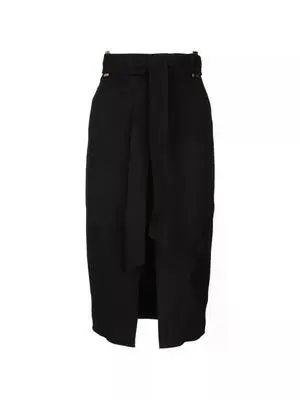Elisabetta Franchi Midi Skirt With Belt