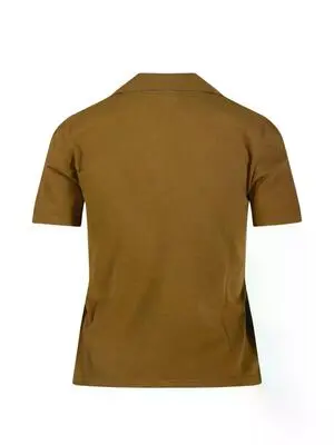 ROBERTO COLLINA V-neck T-shirt - Brown