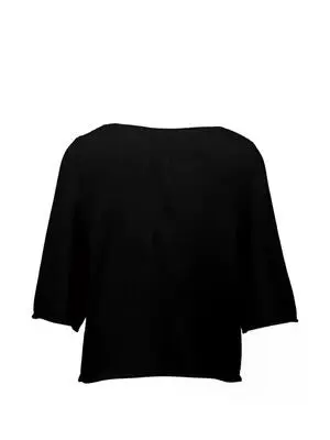 ALLUDE Boatneck Knitted Sweater