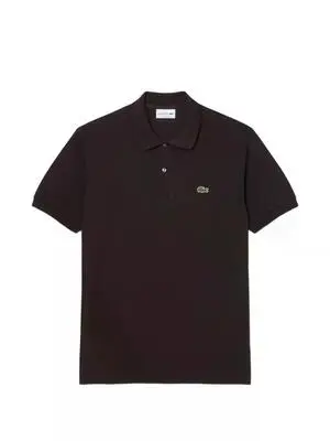 Lacoste Original Buttoned Cotton Polo Shirt - Brown