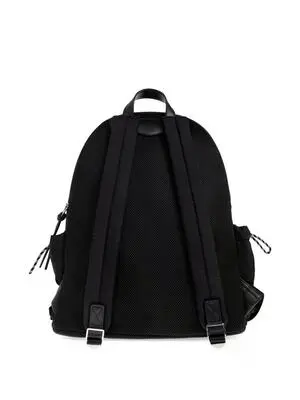 Emporio Armani Logo-plaque Backpack - Black