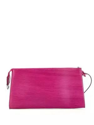 LOUIS VUITTON Pochette Accessoires Epi Leather Clutch - Pink