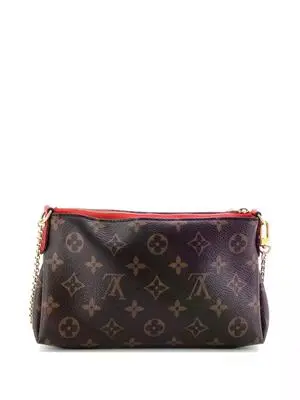 LOUIS VUITTON Pallas Monogram Canvas Clutch - Brown