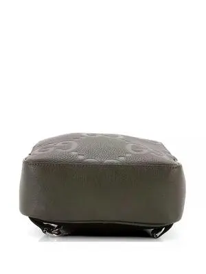 Gucci Sling Bag Jumbo Gg Embossed Leather Backpack