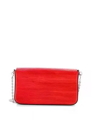 LOUIS VUITTON Felicie Pochette Epi Leather Crossbody Bag - Red