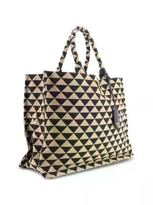 Prada Symbole Jacquard Large Tote Bag - Brown