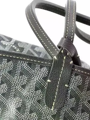 Goyard Saint Louis Coated Canvas Gm Tote Bag - Grey