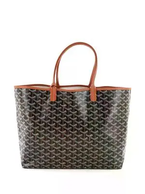 Goyard Saint Louis Coated Canvas Pm Tote Bag - Black