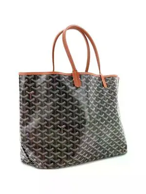 Goyard Saint Louis Coated Canvas Pm Tote Bag - Black