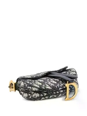 Dior Saddle Handbag Oblique Canvas Mini Shoulder Bag
