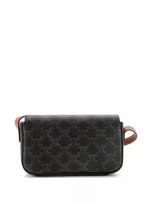 Celine East-west Triomphe Coated Canvas Shoulder Bag