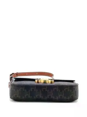 Celine East-west Triomphe Coated Canvas Shoulder Bag