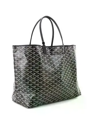 Goyard Saint Louis Coated Canvas Gm Tote Bag - Black