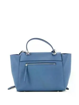 Celine Belt Bag Textured Leather Mini Shoulder Bag - Blue