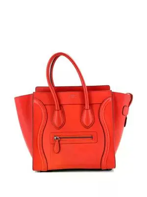 Celine Luggage Bag Grainy Leather Micro Tote
