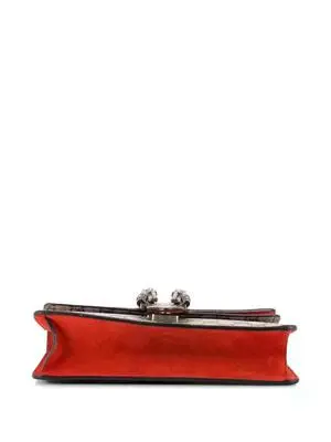 Gucci Dionysus Gg Coated Canvas Small Shoulder Bag With Crystal Embellishment - Brown