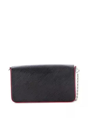 LOUIS VUITTON Felicie Pochette Epi Leather Crossbody Bag - Black
