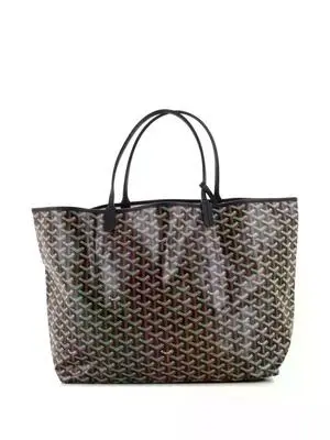 Goyard Saint Louis Coated Canvas Gm Tote Bag - Black