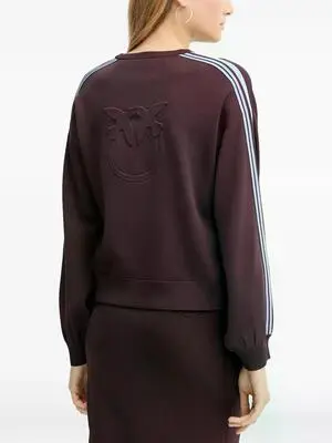 Pinko Stripe Detail Sweatshirt - Brown
