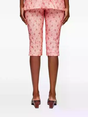 GANNI Floral Print Shorts