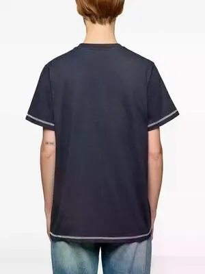 GANNI Graphic T-shirt - Blue