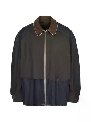 CROQUIS Colour-block Jacket - Black