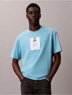 Calvin Klein Kate Moss Obsession Graphic Relaxed T-shirt - Stillwater