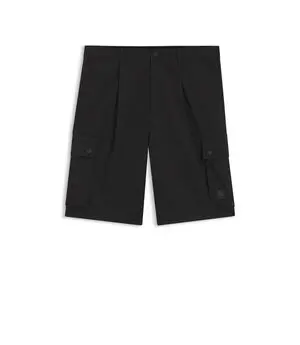 Hugo X Rb Stretch-cotton Cargo Shorts - Black
