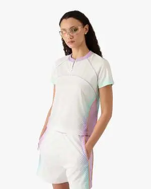 Casablanca Glass Gradient Football Mesh Shirt