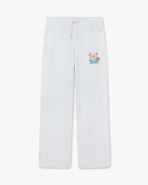 Casablanca Embroidered Cropped Sweatpants - Multicolor