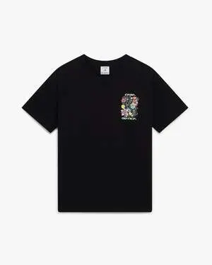 Casablanca Graffiti Short Sleeve T-shirt - Black