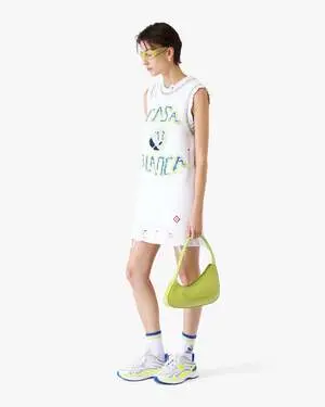 Casablanca Hand-knitted Mini Tank Dress
