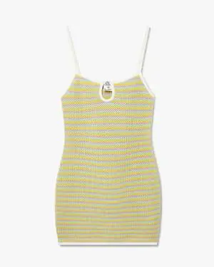 Casablanca Bourgeois Striped Mini Dress - Multicolor